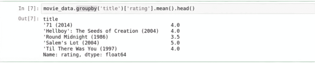 Movie Recommendation System Machine Learning